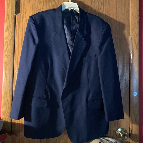 Haband Executive Division | Jackets & Coats | Mens Navy Blue Dress Suit ...